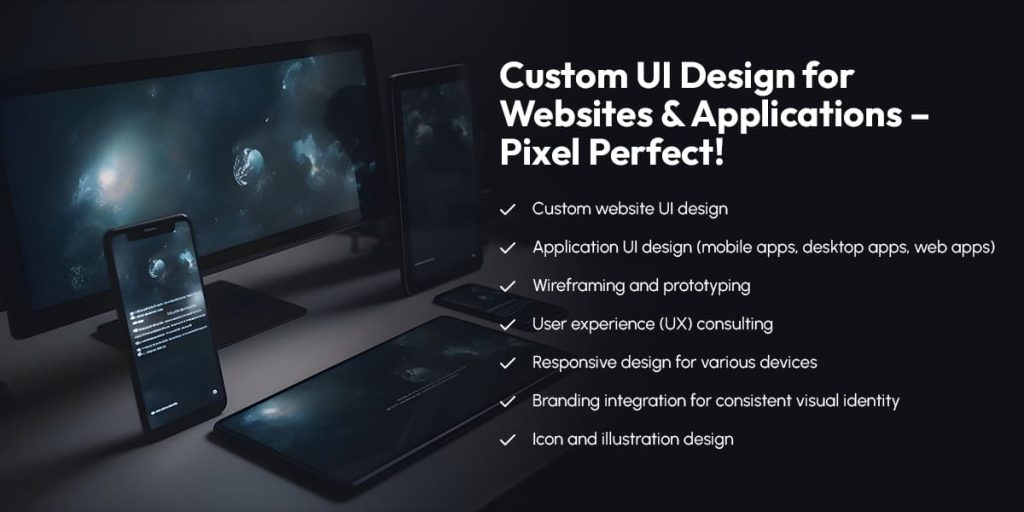 Custom UI Design for Websites and Applications - Pixel Perfect! - Web ...