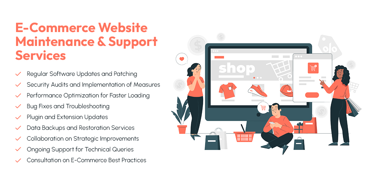 Ensure Smooth Operations with E-Commerce Website Maintenance & Support