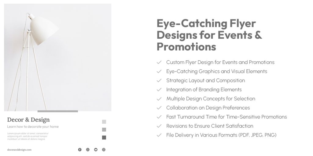Drive Engagement with Eye-Catching Flyer Designs for Events & Promotions