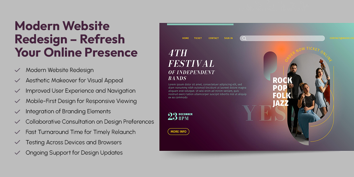 Refresh Your Online Presence with Modern Website Redesign