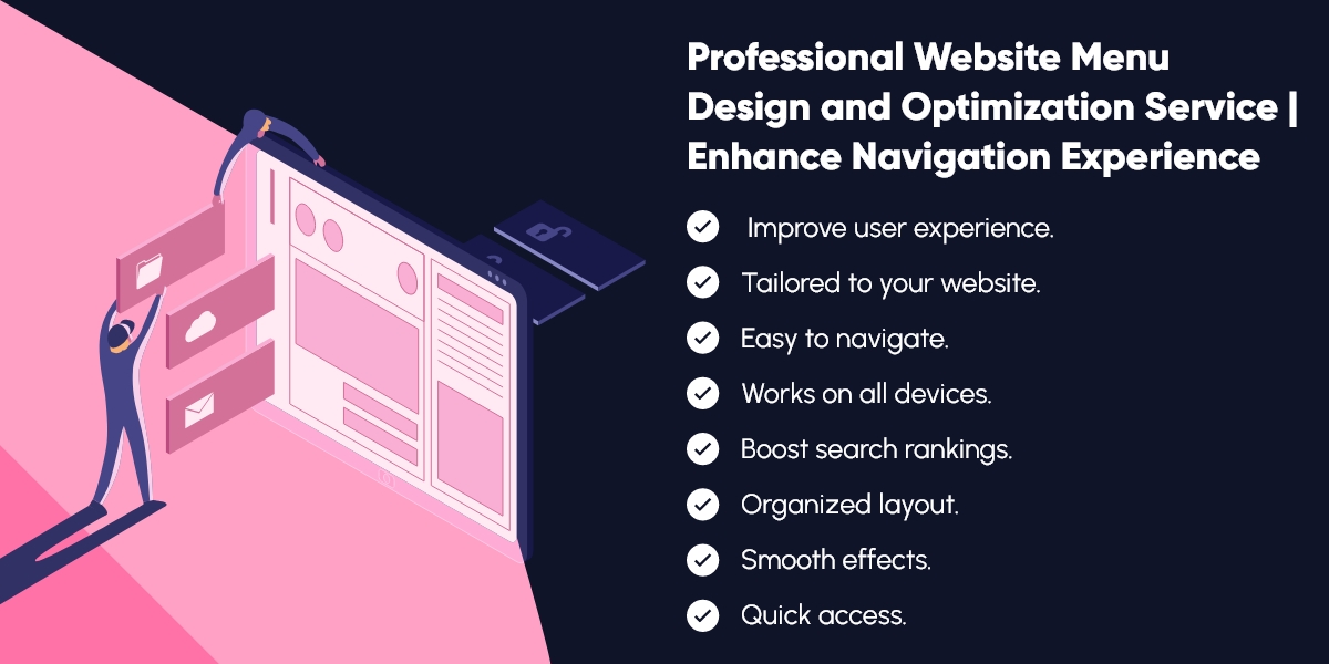 Professional Website Menu Design and Optimization Service | Enhance ...