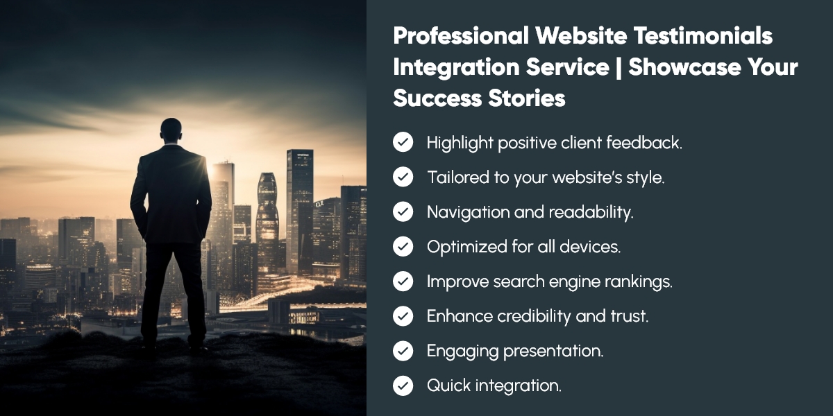 Professional Website Testimonials Integration Service | Showcase Your ...