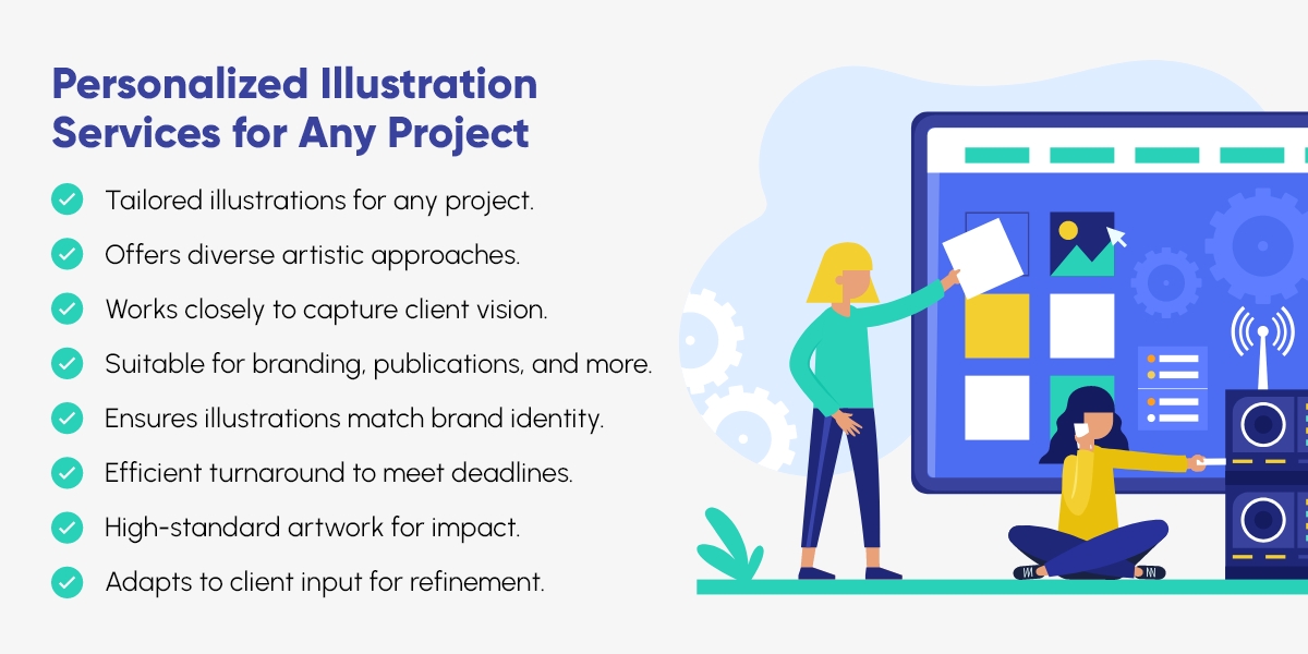 Personalized Illustration Services for Any Project - Web Design Studio ...
