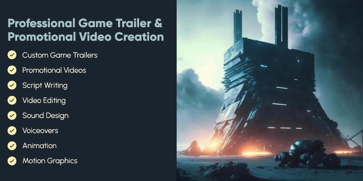Professional Game Trailer & Promotional Video Creation - Web Design Studio | Pie Solutions