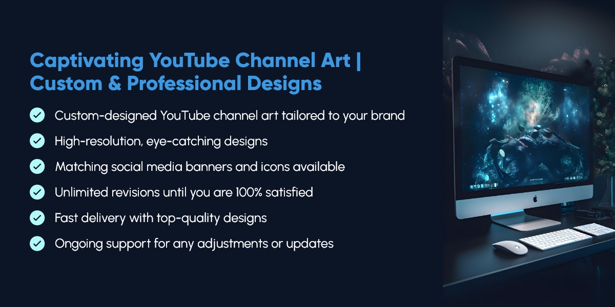 Captivating YouTube Channel Art | Custom & Professional Designs - Web Design Studio | Pie Solutions