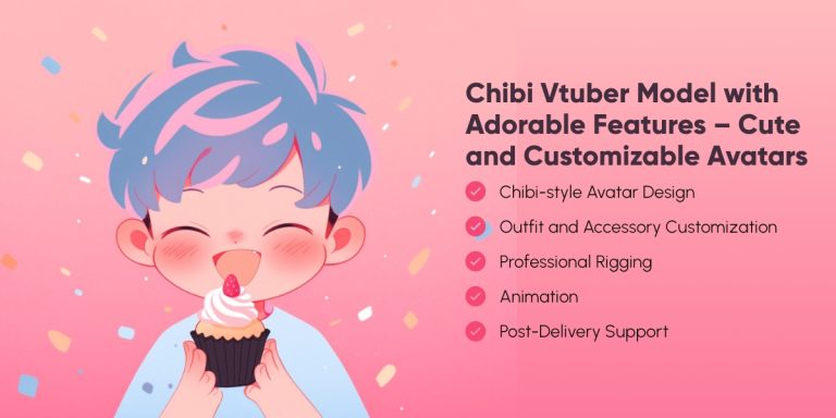 Chibi Vtuber Model with Adorable Features - Cute and Customizable ...