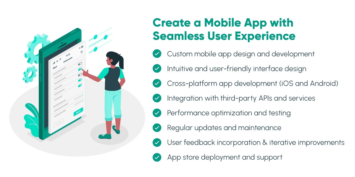 Create a Mobile App with Seamless User Experience - Web Design Studio | Pie Solutions