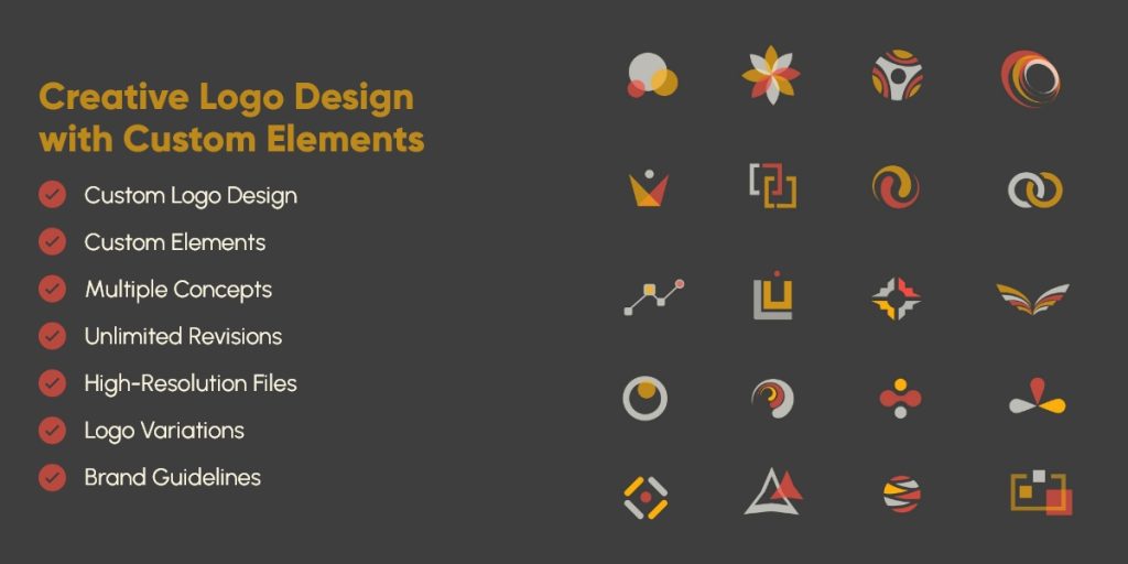 Creative Logo Design with Custom Elements - Web Design Studio | Pie ...