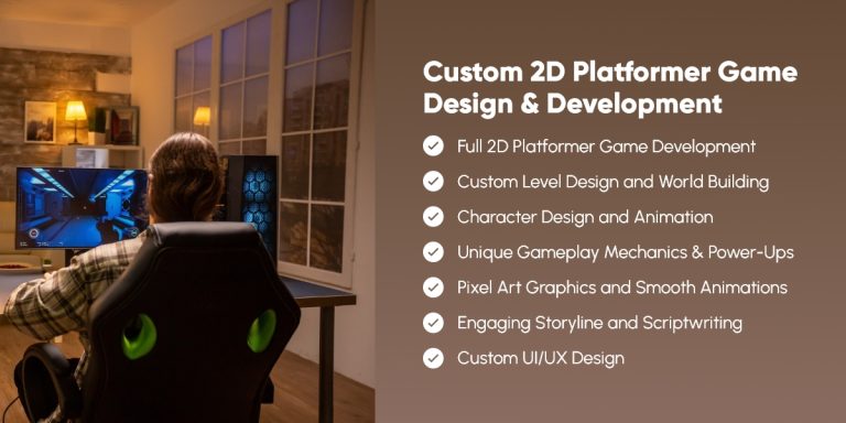 Custom 2D Platformer Game Design and Development - Web Design Studio | Pie Solutions