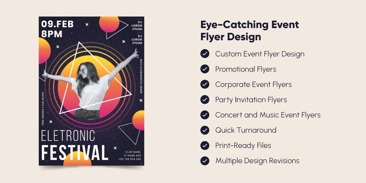 Eye-Catching Event Flyer Design - Web Design Studio | Pie Solutions