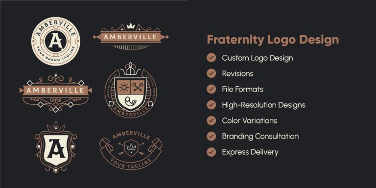 Fraternity Logo Design - Web Design Studio | Pie Solutions