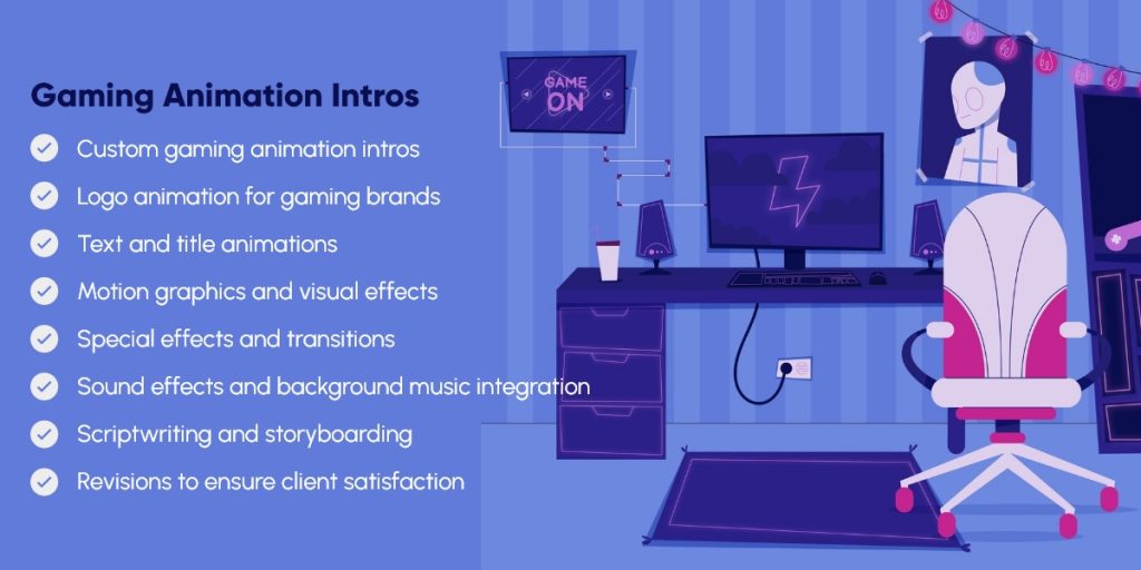 Gaming Animation Intros - Web Design Studio | Pie Solutions