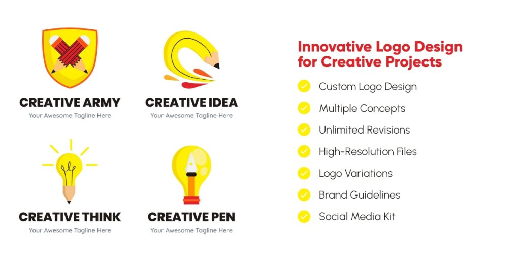 Innovative Logo Design for Creative Projects - Web Design Studio | Pie ...