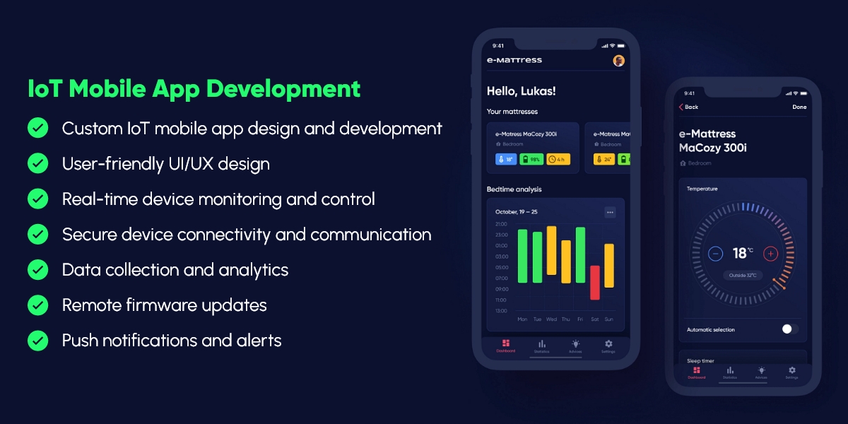 IoT Mobile App Development - Web Design Studio | Pie Solutions