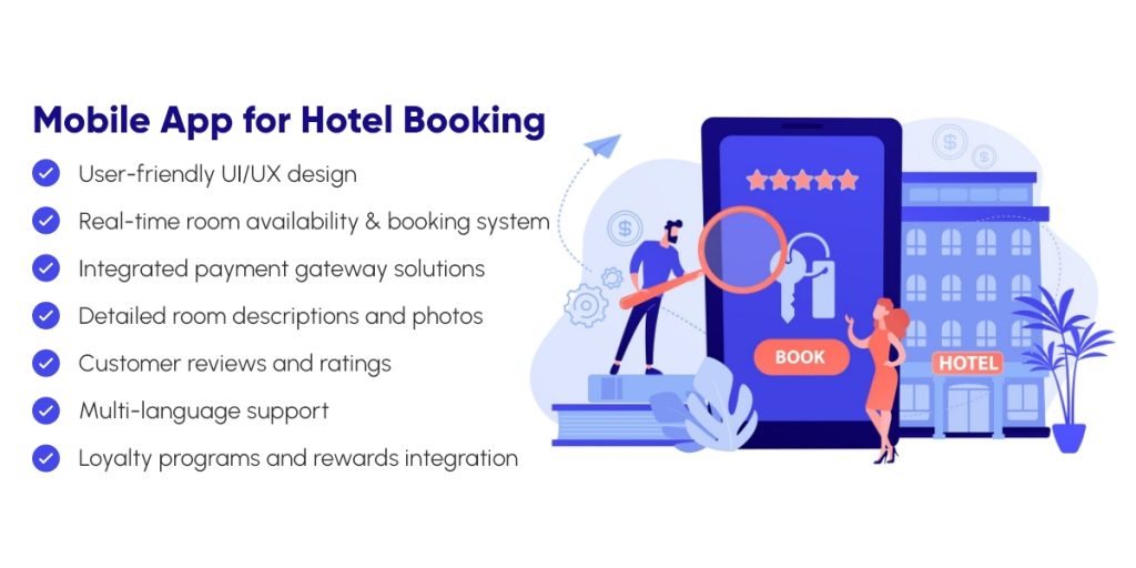 Mobile App for Hotel Booking - Web Design Studio | Pie Solutions