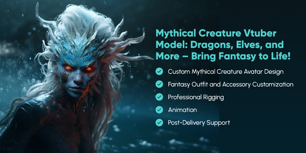 Mythical Creature Vtuber Model: Dragons, Elves, and More - Bring ...