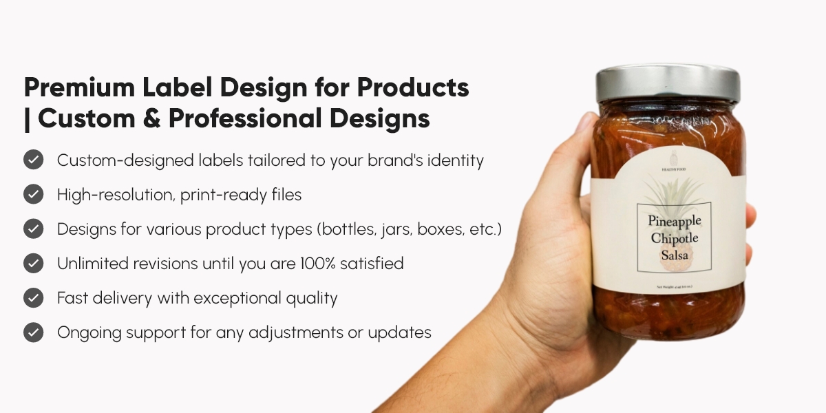 Premium Label Design for Products | Custom & Professional Designs - Web ...