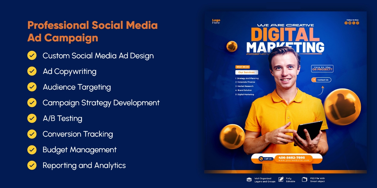 Professional Social Media Ad Campaign - Web Design Studio | Pie Solutions
