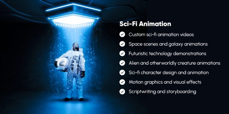 Sci-Fi Animation - Web Design Studio | Pie Solutions