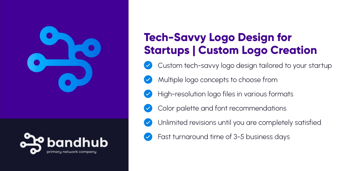 Tech-Savvy Logo Design for Startups | Custom Logo Creation - Web Design ...