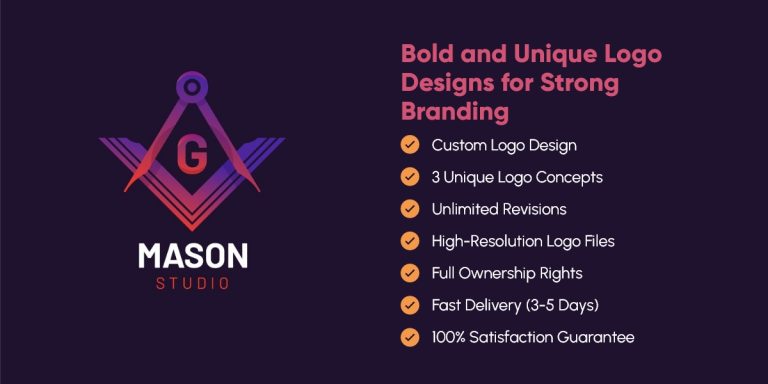 Bold and Unique Logo Designs for Strong Branding - Web Design Studio ...