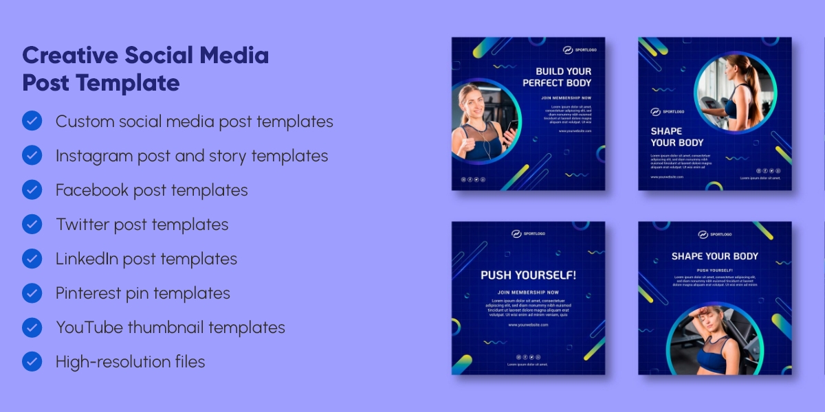 Creative Social Media Post Template - Web Design Studio | Pie Solutions