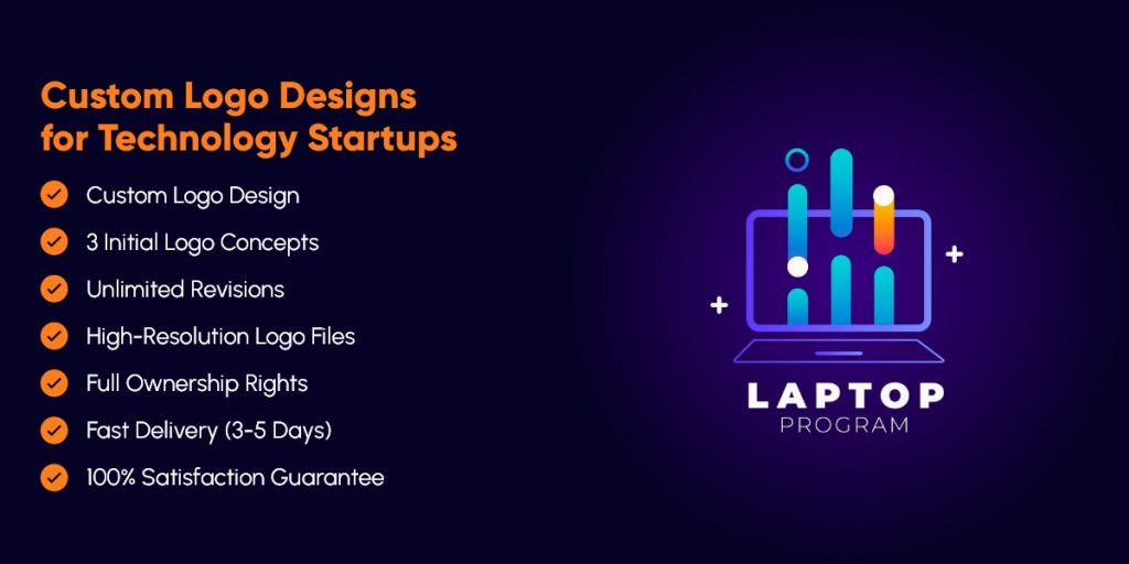 Custom Logo Designs for Technology Startups - Web Design Studio | Pie ...