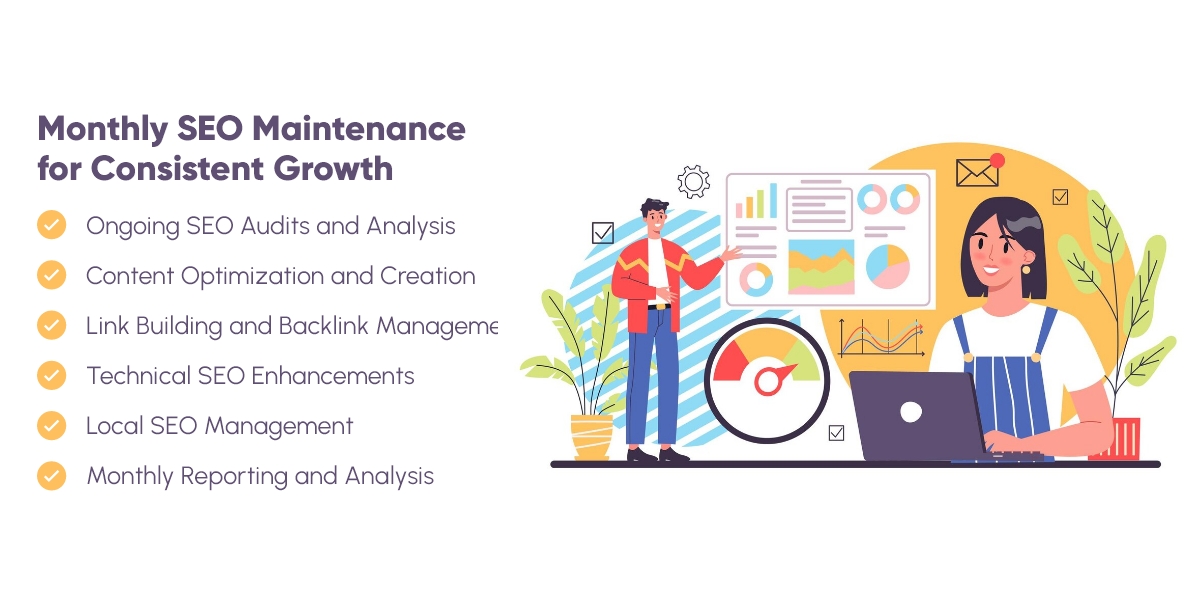 Monthly SEO Maintenance for Consistent Growth - Web Design Studio | Pie ...