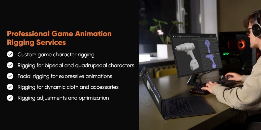 Professional Game Animation Rigging Services - Web Design Studio | Pie Solutions
