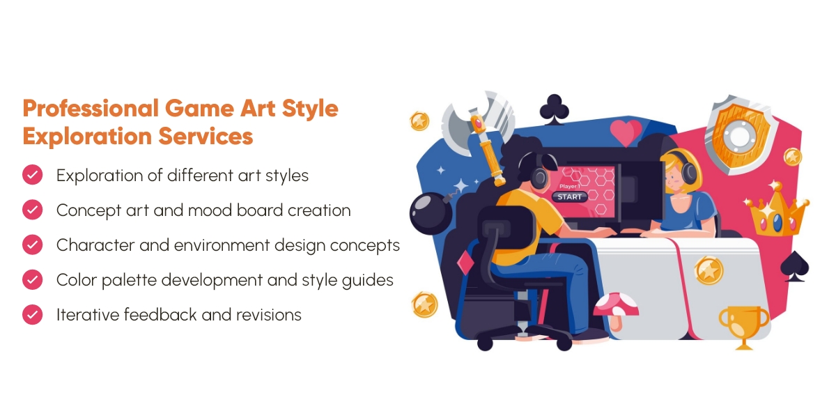 Professional Game Art Style Exploration Services - Web Design Studio | Pie Solutions