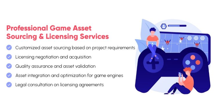 Professional Game Asset Sourcing & Licensing Services - Web Design Studio | Pie Solutions