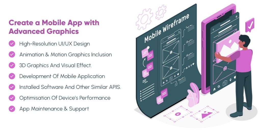Create a Mobile App with Advanced Graphics - Web Design Studio | Pie Solutions