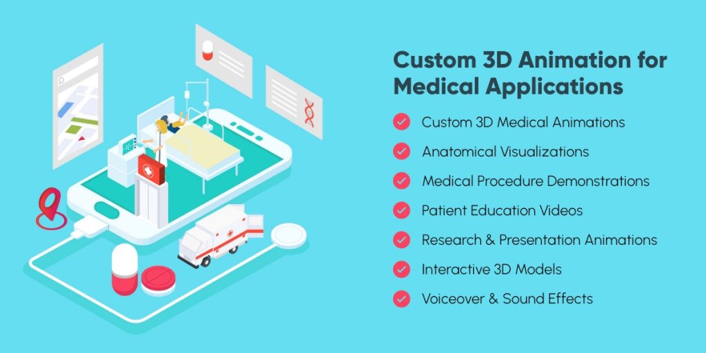 Custom 3D Animation for Medical Applications - Web Design Studio | Pie ...