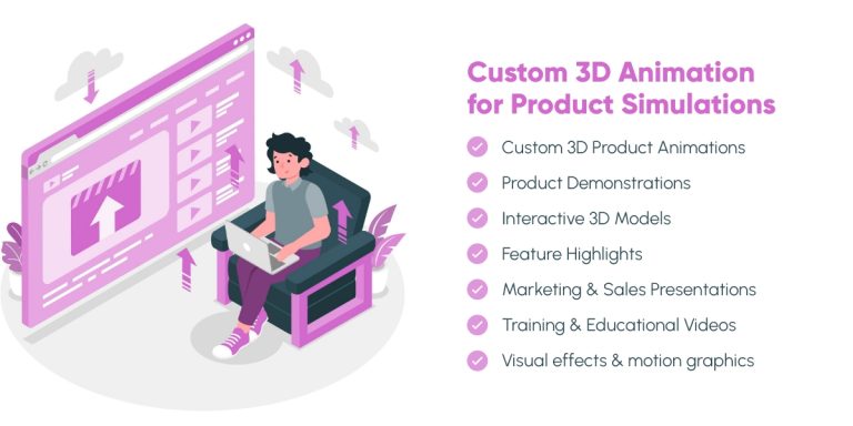 Custom 3D Animation for Product Simulations - Web Design Studio | Pie ...