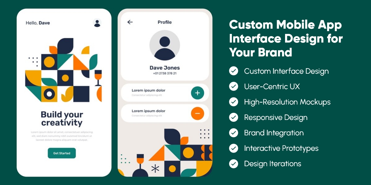 Custom Mobile App Interface Design for Your Brand - Web Design Studio ...