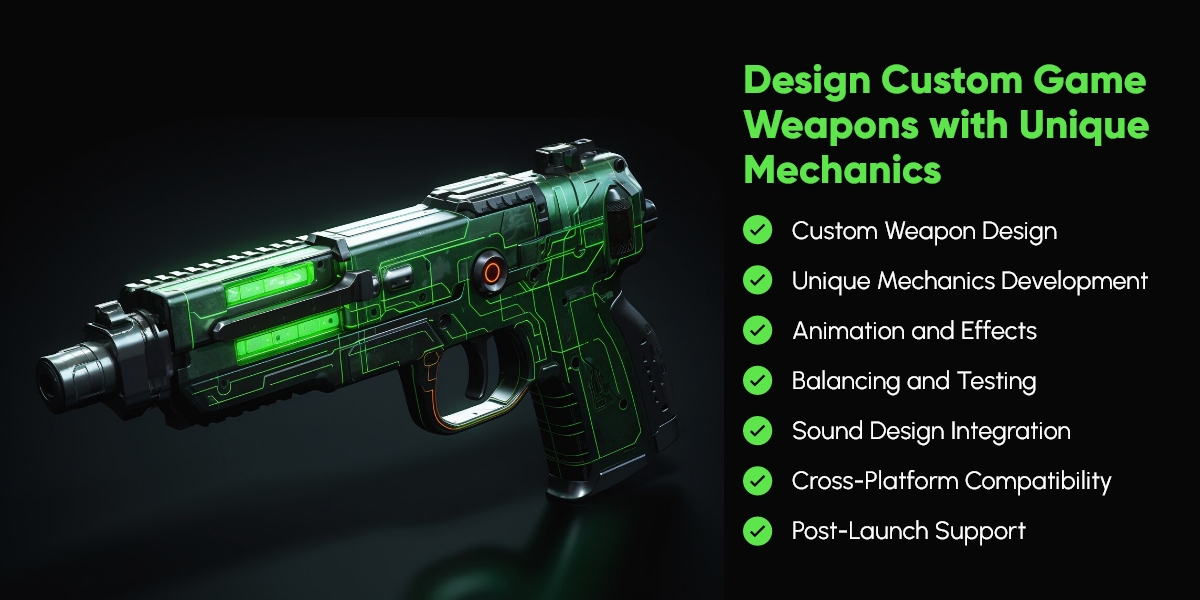 Design Custom Game Weapons with Unique Mechanics - Web Design Studio | Pie Solutions