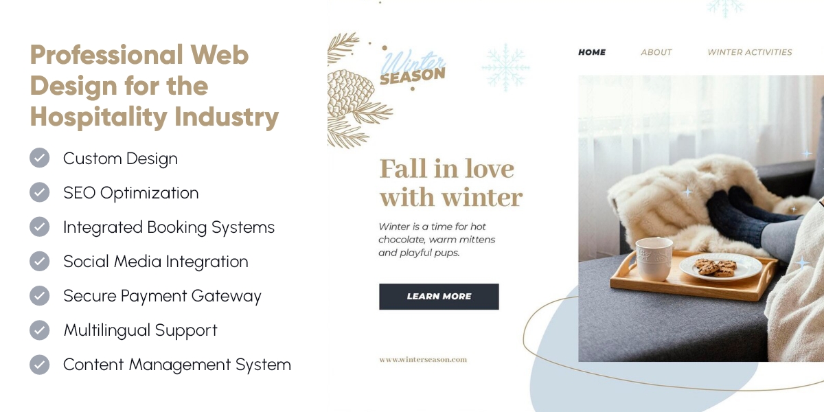 Professional Web Design for the Hospitality Industry - Web Design Studio | Pie Solutions