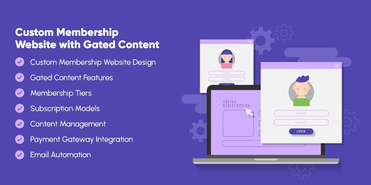 Custom Membership Website with Gated Content - Web Design Studio | Pie Solutions