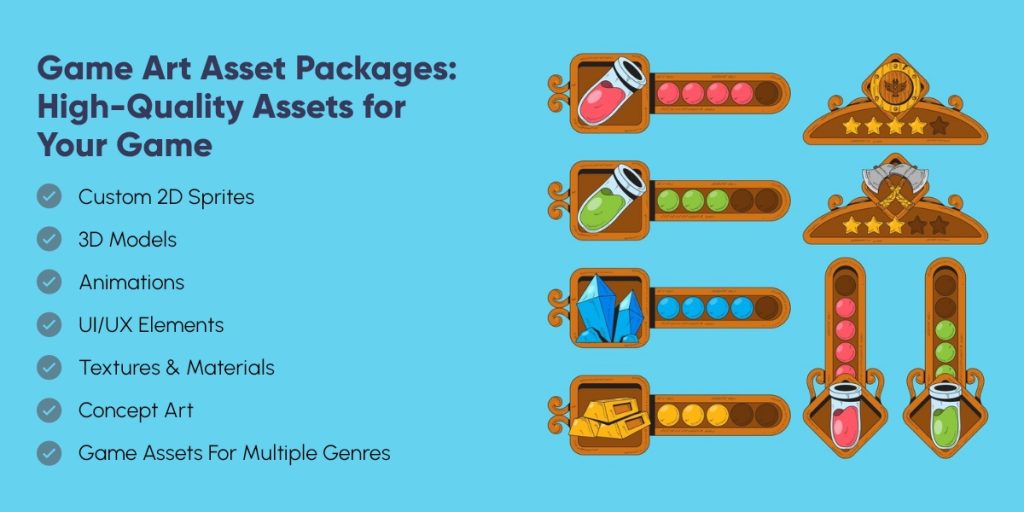 Game Art Asset Packages: High-Quality Assets for Your Game - Web Design Studio | Pie Solutions